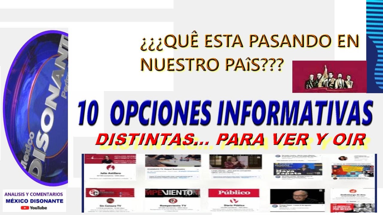 10 Opciones Informativas para ver y reflexionar - YouTube