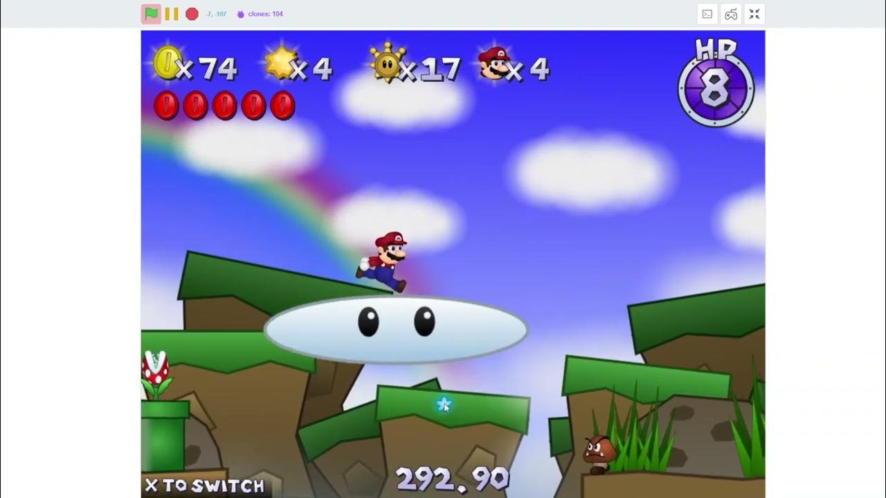 Super Mario On Scratch 6 Enlightened Any% No Wrong Warp WR 14:21.24 - YouTube