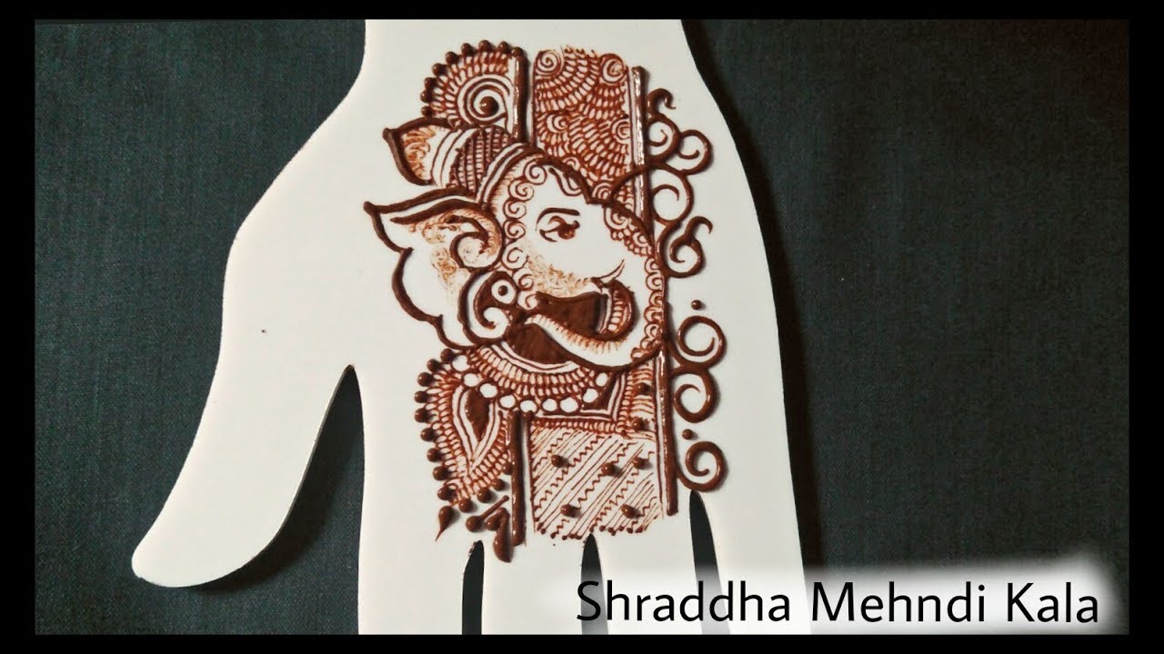 LORD GANESHJI Mehndi Design in Bridal Mehndi Shapes By Henna Artist ...