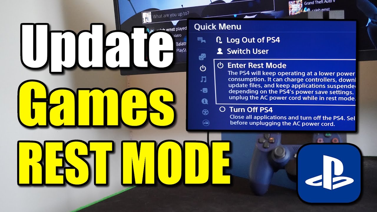 How to Update your GAMES in & Keep Them Updatedd on PS4 Console (Best Method) - YouTube