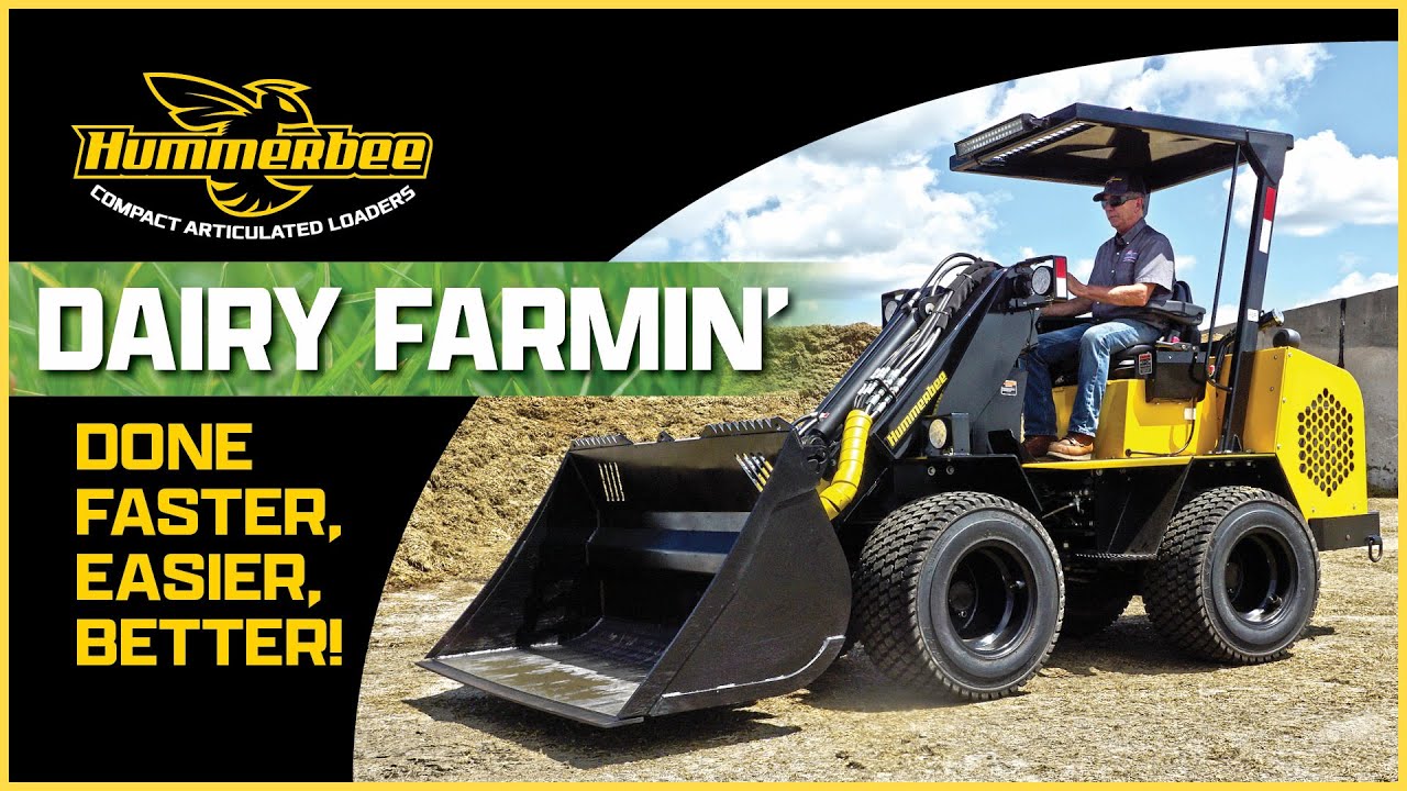 Replace your dairy farm Skid Steer with the Hummerbee Compact ...