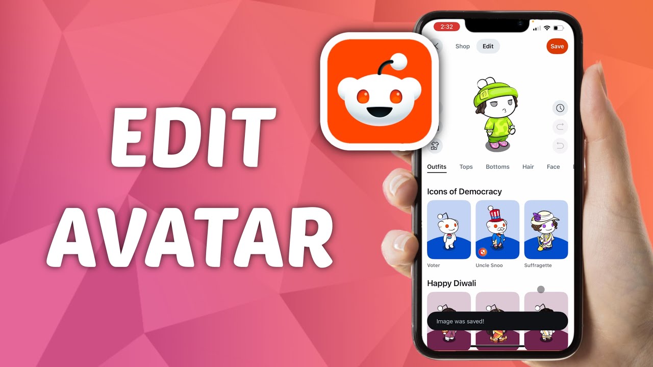 How to Edit Avatar on Reddit - YouTube