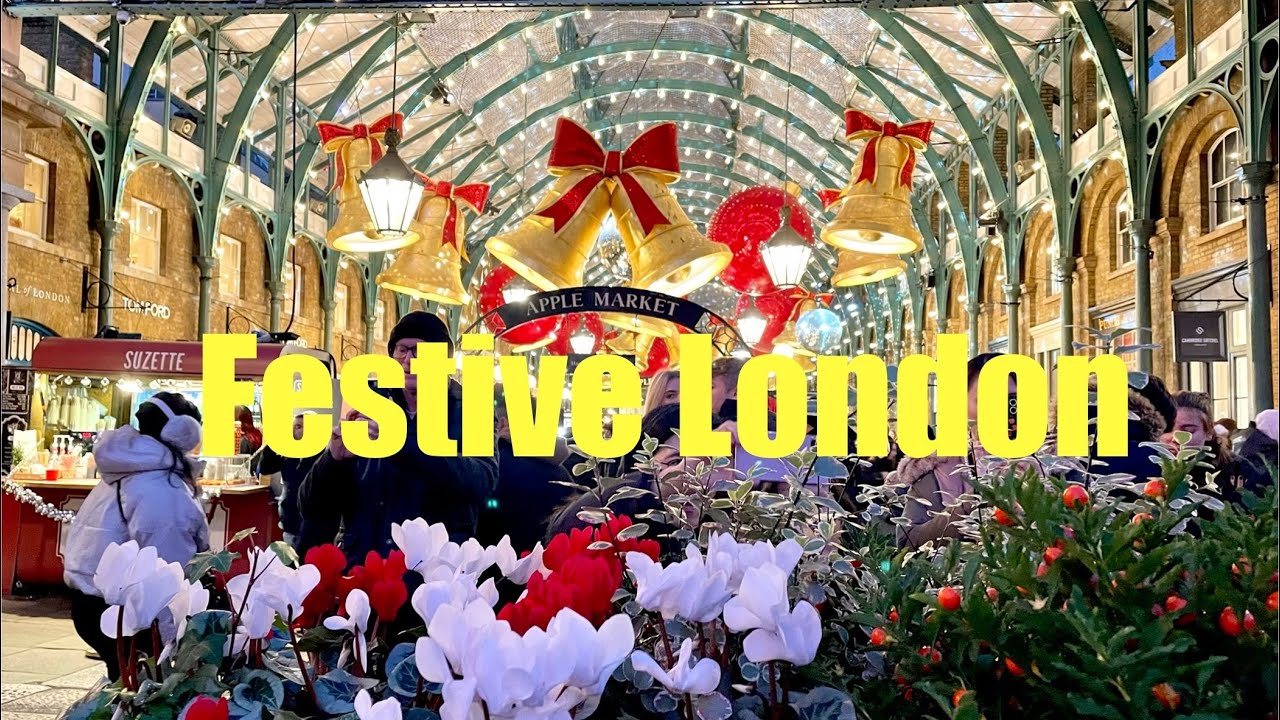 Festive London 🌿 December, 2024 - YouTube