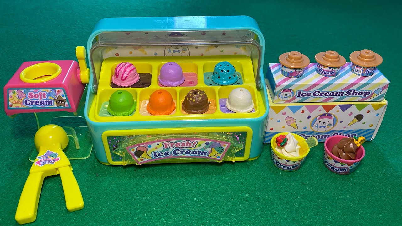 Satisfying with Unboxing Fresh Ice Cream Shop, Toy Maker Ice Cream Cute ...