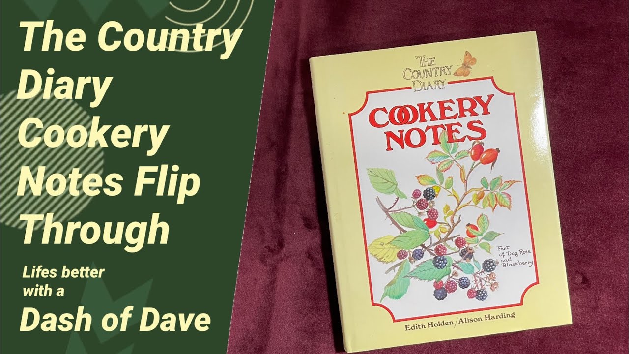 The Country Diary Cookery Notes Flip Through - YouTube