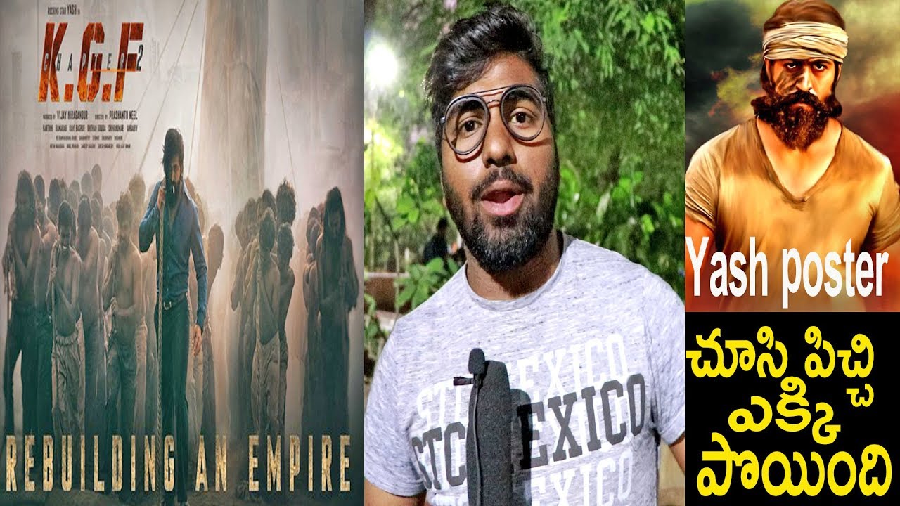 KGF Chapter 2 FIRST LOOK Poster Public Reaction || YASH KGF 2 First ...