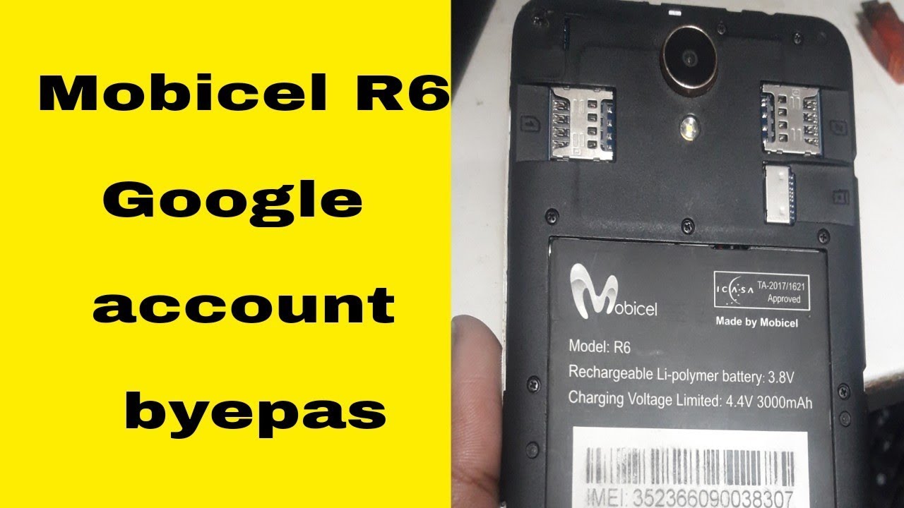How to Mobicel R6 Google account remove How to Google byepas mobicel r6 ...