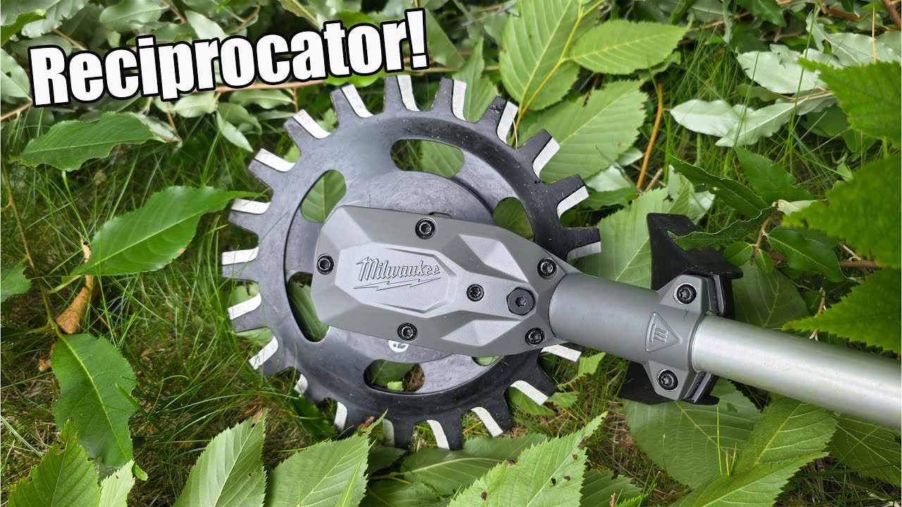 Milwaukee QUIK-LOK Reciprocator Attachment: Brush-Busting Power for ...