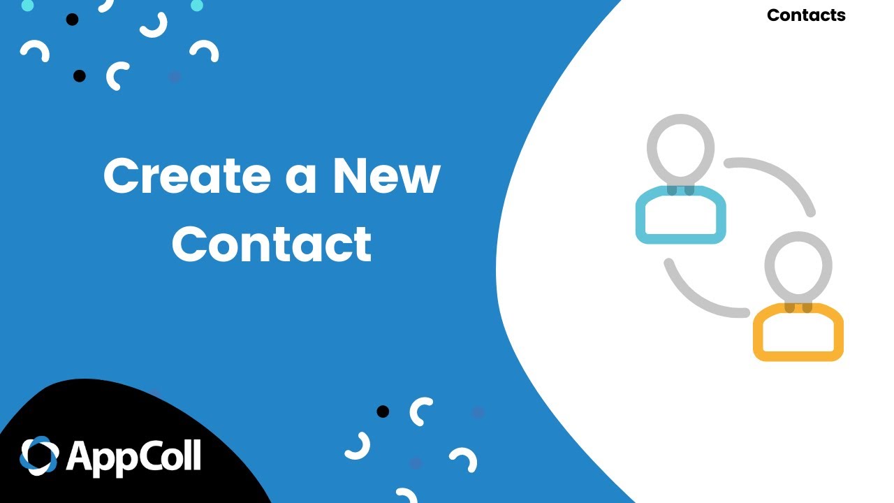 Create a New Contact - YouTube