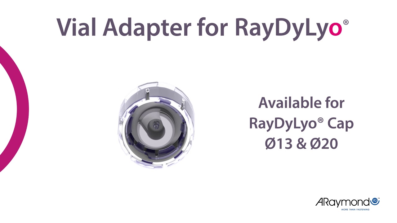 RayDyLyo® Vial Adapter 13 & 20 mm - YouTube