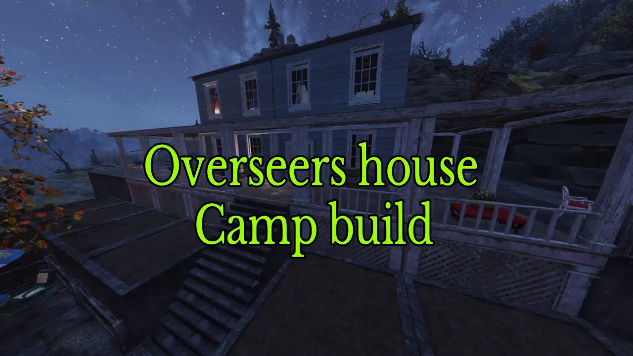 Fallout 76. Overseers house Camp build. - YouTube