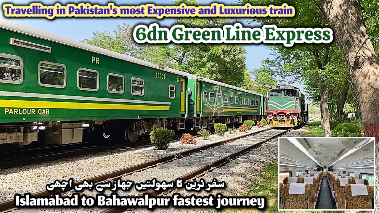 Travel of Pakistan's most expensive and luxurious train Green Line ...