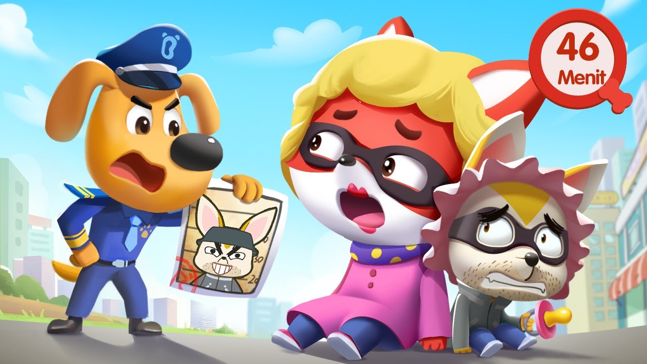 Anak Palsu 🦊| Tip Keamanan Luar Ruangan | Kartun Anak-anak | Kepala ...