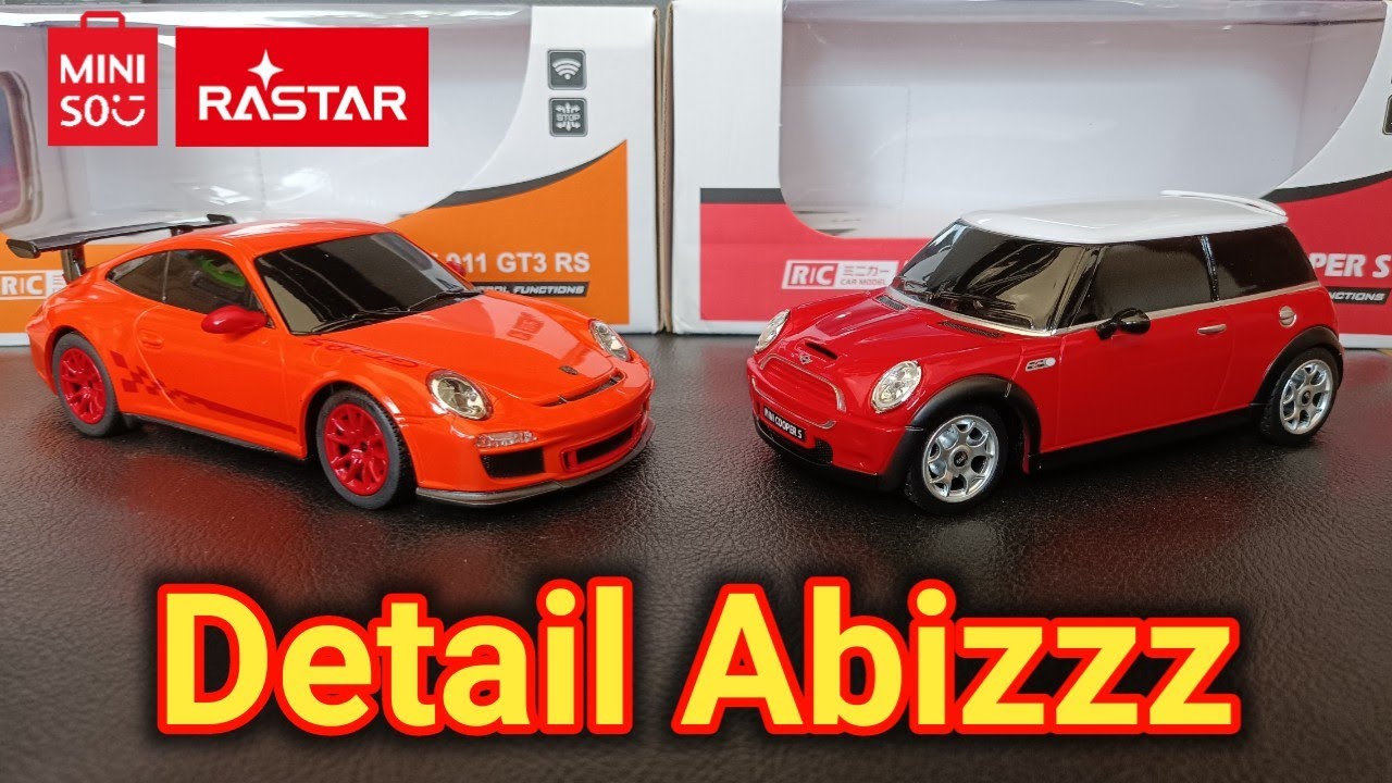 Unboxing RC Murah Miniso Rastar | Mini Cooper dan Porsche 911 - YouTube