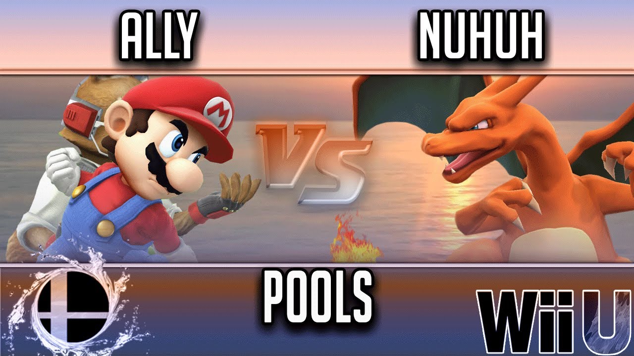 Smash'N'Splash 4 Pools - Ally (Mario) vs Nuhuh (Charizard) - YouTube