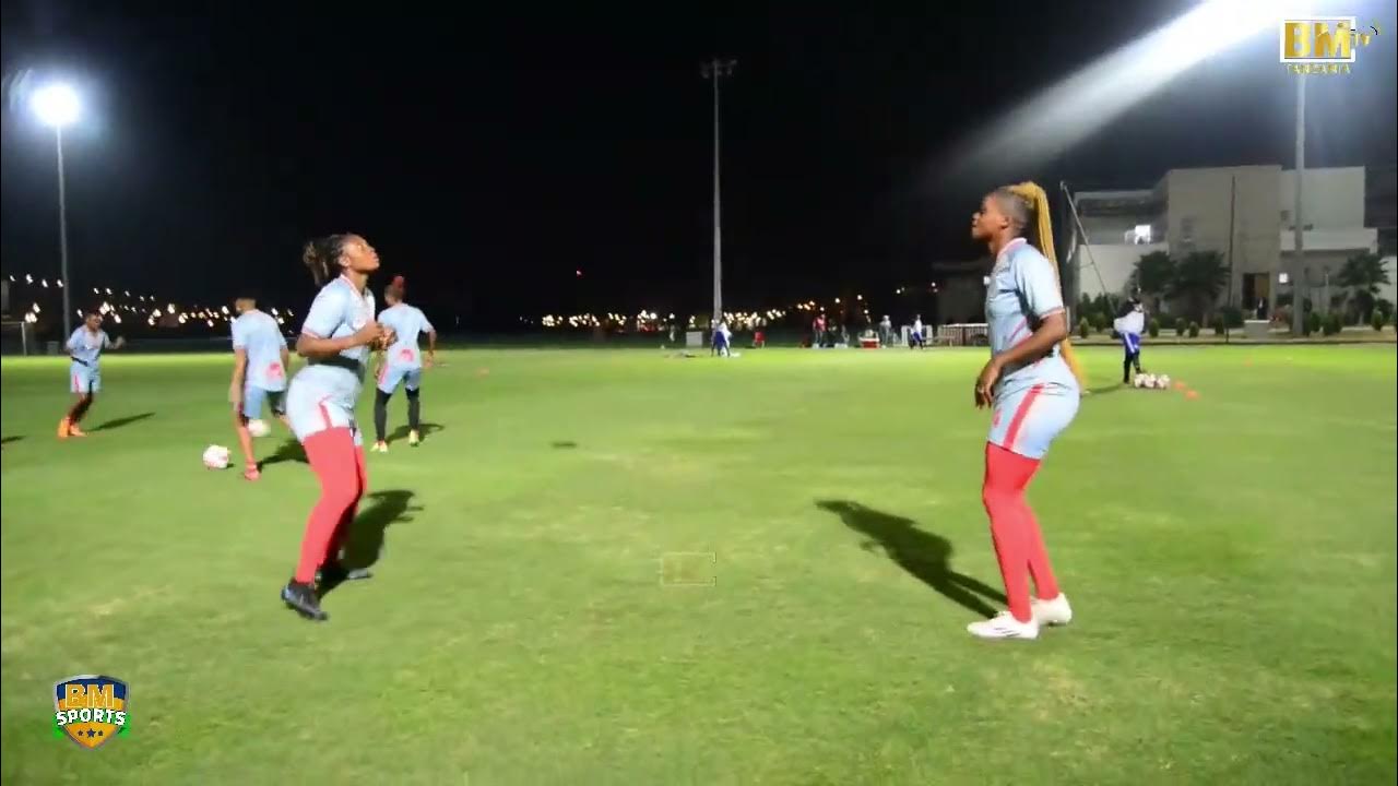 Ona Mazoezi ya Mwisho ya Simba Queens Kabla ya Kuwavaa ASFAR Leo Usiku - YouTube