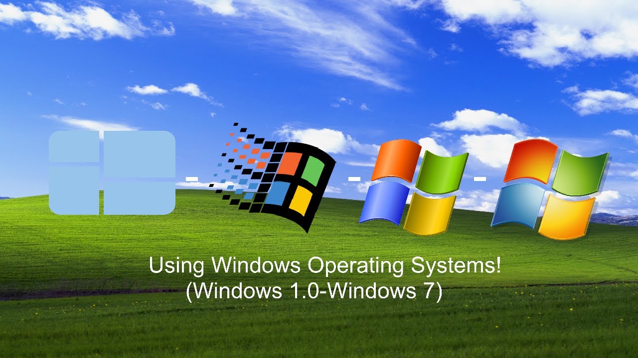 Using Windows Operating Systems! (Windows 1.0 Windows 7) - YouTube