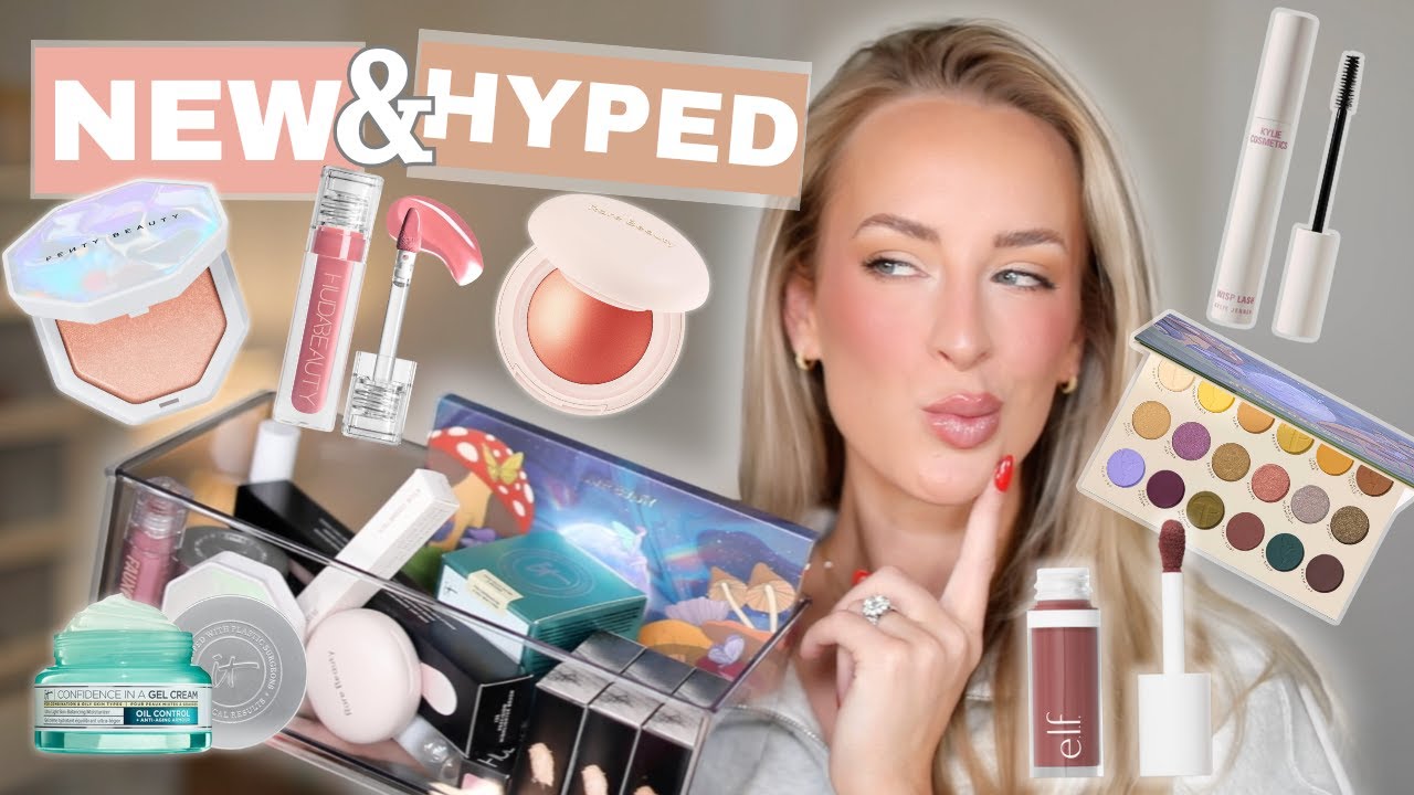 NEW AND HYPED MAKEUP - FULL FACE - YouTube