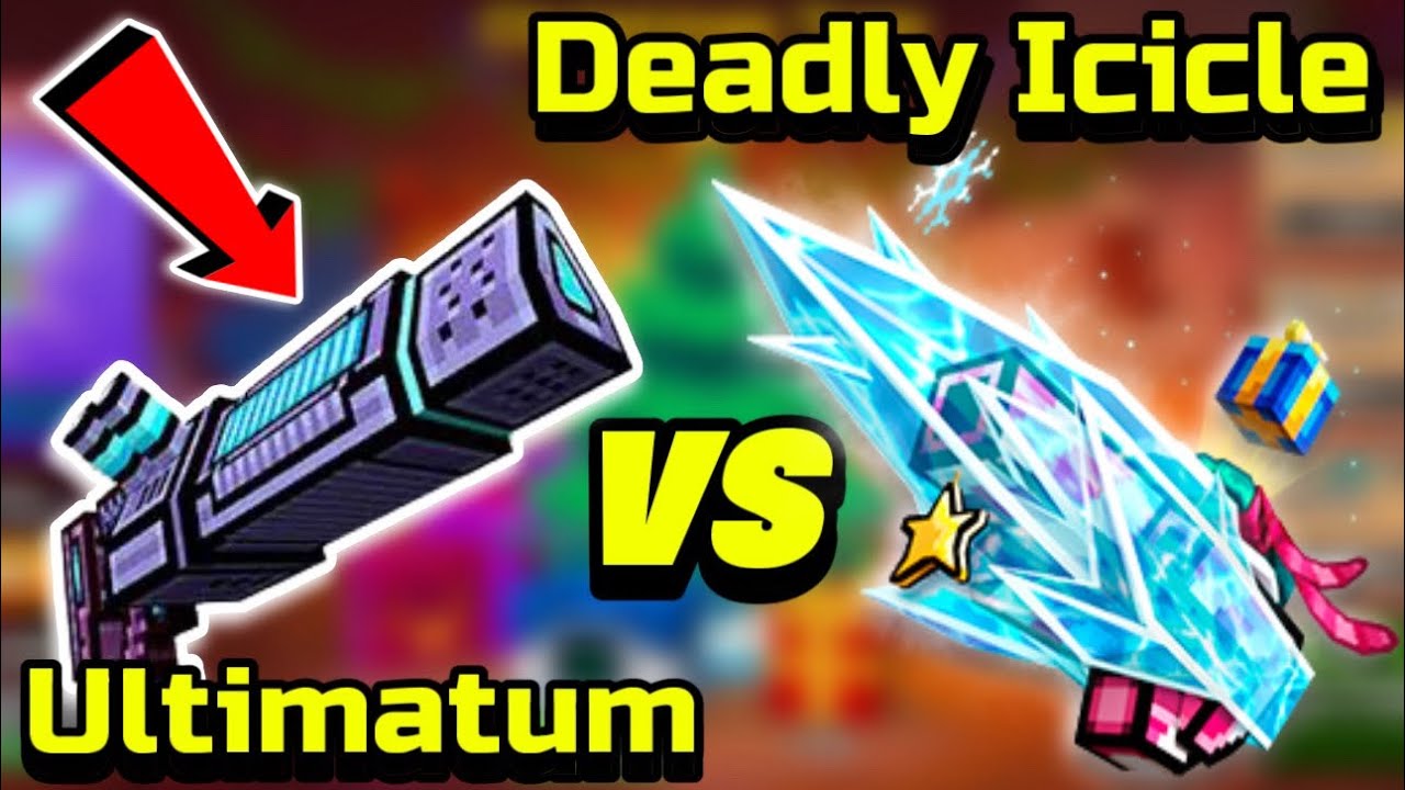 ULTIMATUM VS. DEADLY ICICLE! (WHICH IS BETTER?!?!) | Pixel Gun 3D - YouTube