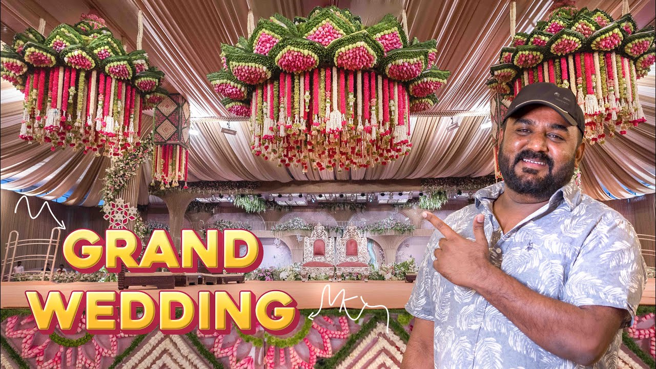 Grand Wedding Decor at Coimbatore Codissia | MKT Vlogs - YouTube