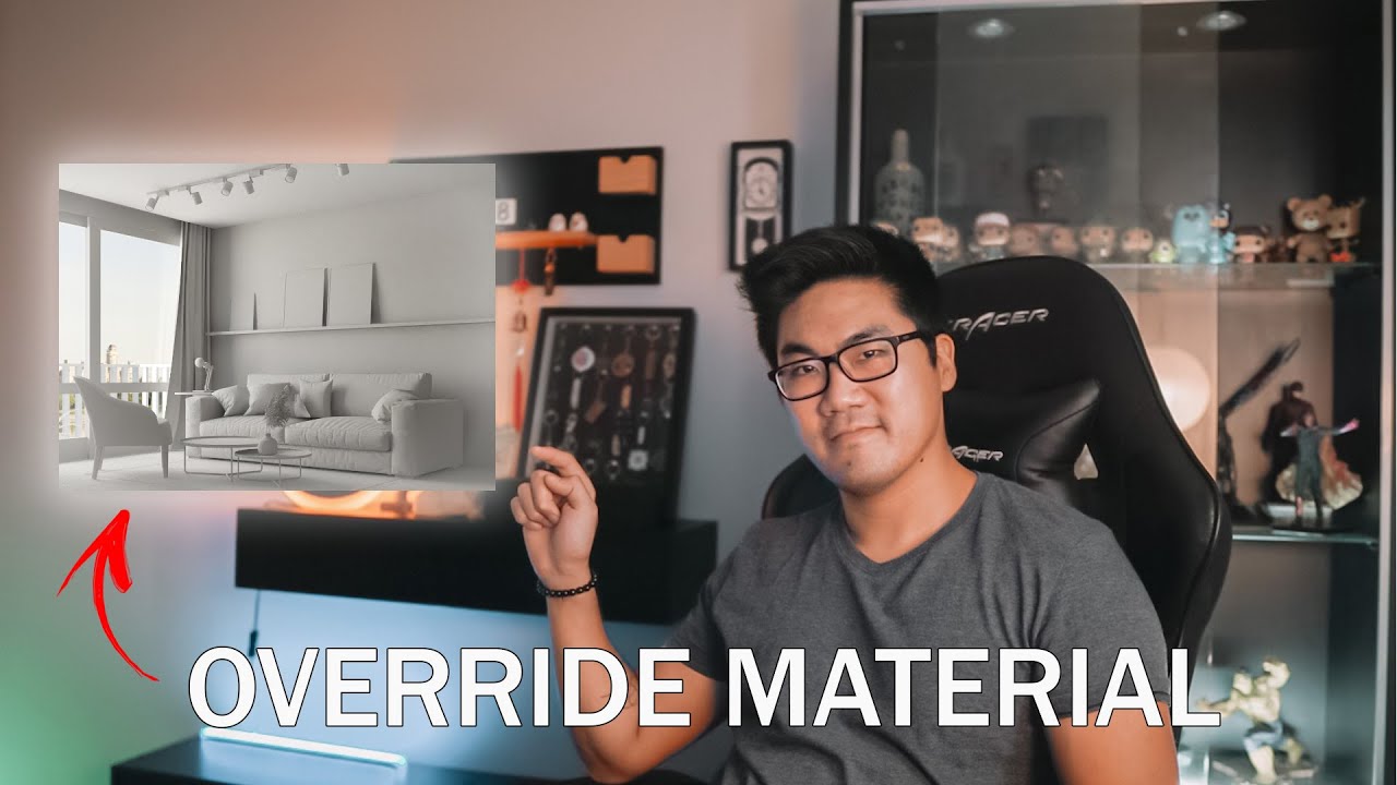 Otimização de render com Override Material - YouTube