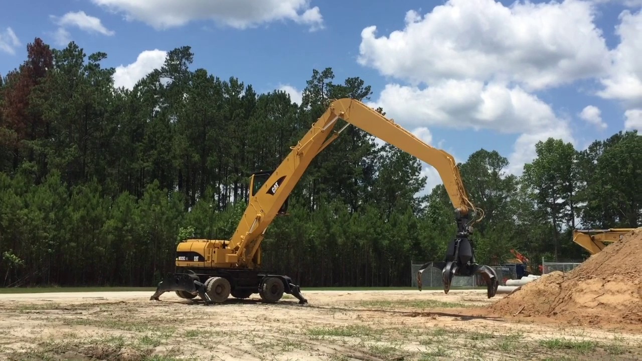 Cat M325C MH 2of3 - YouTube