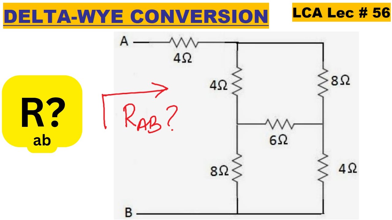Delta Wye Conversion | T to Delta Conversion | Delta to Star | Star to ...