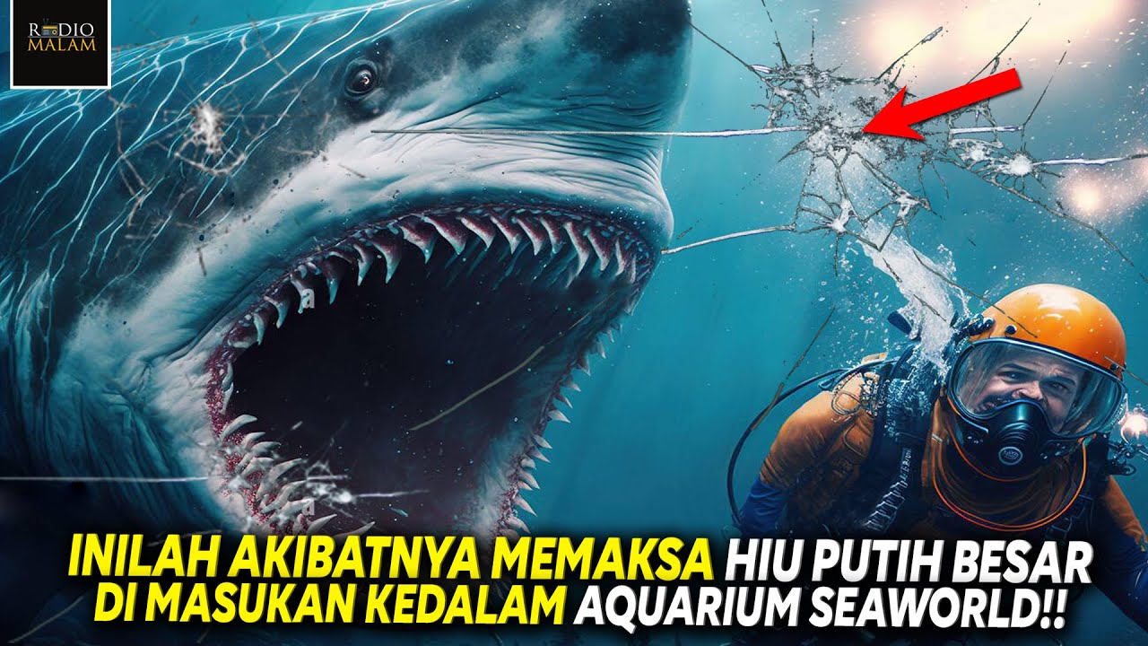 AKUARIUM SEAWORLD BOCOR DIJEBOL HIU PUTIH RAKSASA - Alur Film (1983 ...