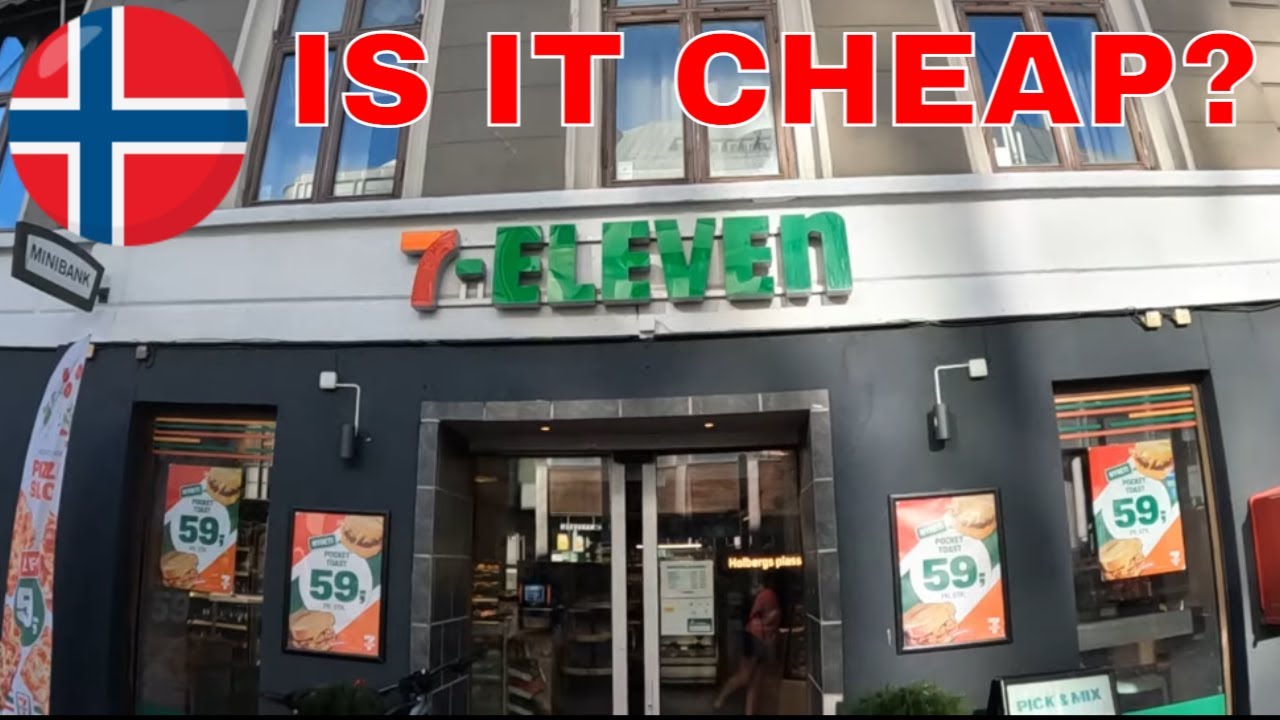 First Time In Norway's 7-Eleven 🇳🇴 OSLO Baconpølse, Norwegian Hot Dog ...