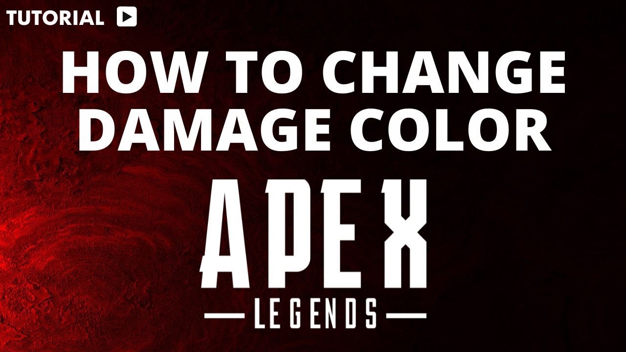 How to change Apex damage color - YouTube