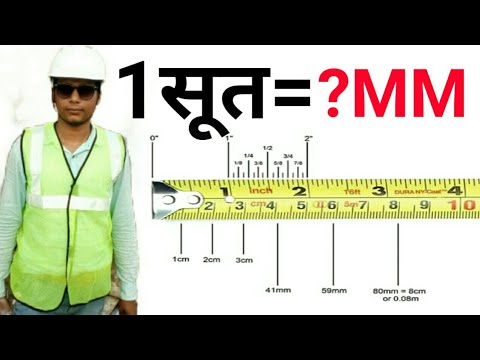 How many soot in 1 millimeter || 1सूत मे कितने मिलीमीटर होते है - YouTube