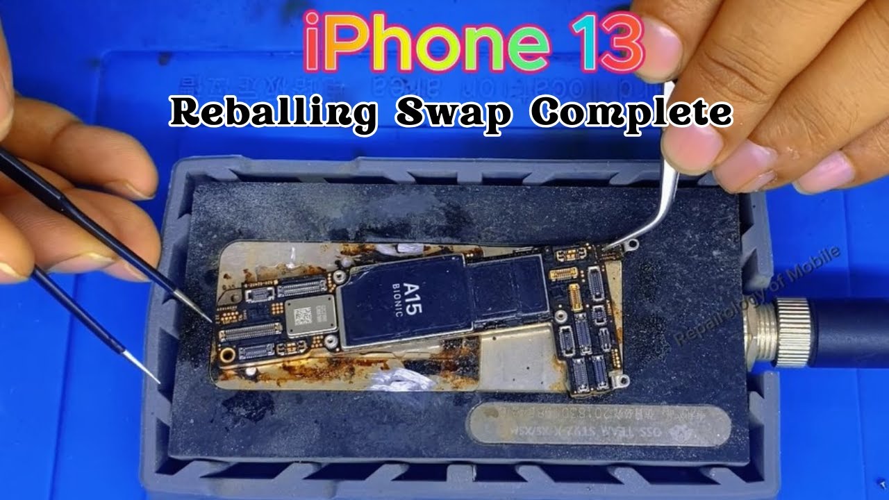 iPhone 13 Reballing Swap Complete - YouTube