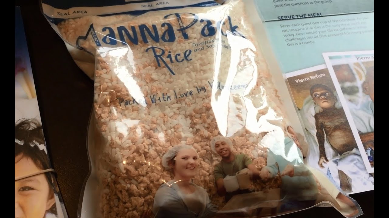 What the Feed My Starving Children MannaPack Rice meal tastes like ...