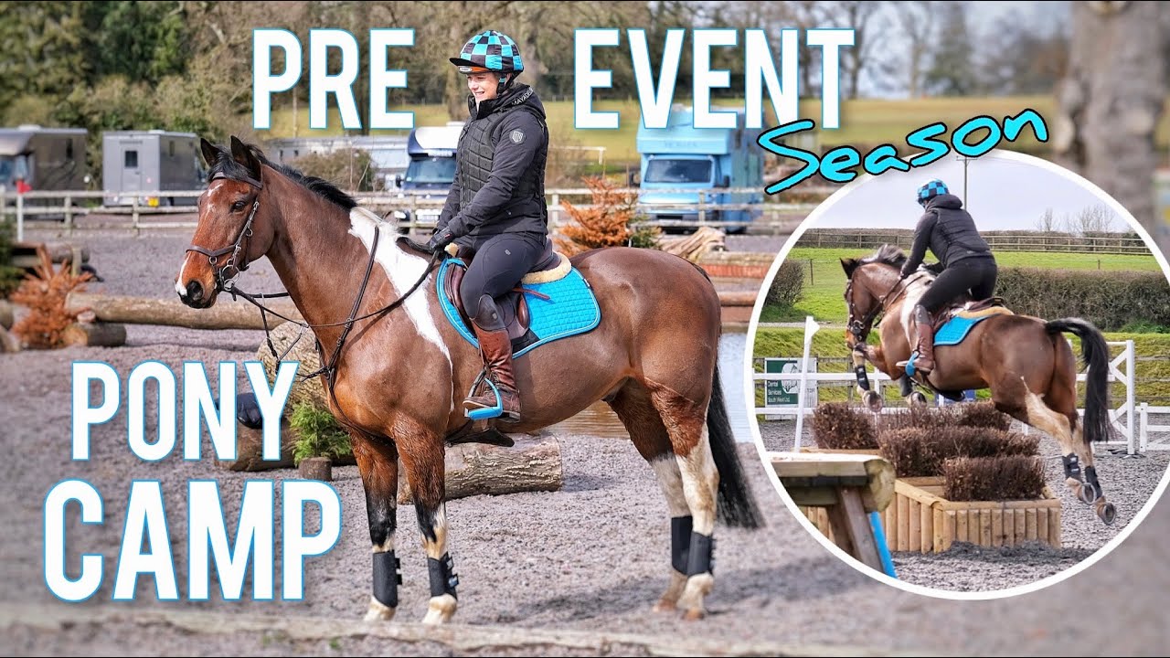 PRE EVENT SEASON PONY CAMP | 4 Jumping Lessons in 2 Days!! - YouTube