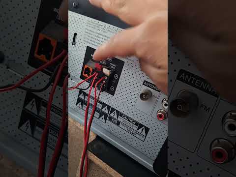 Cómo conectar los cables de una radio con bocinas LG? - YouTube