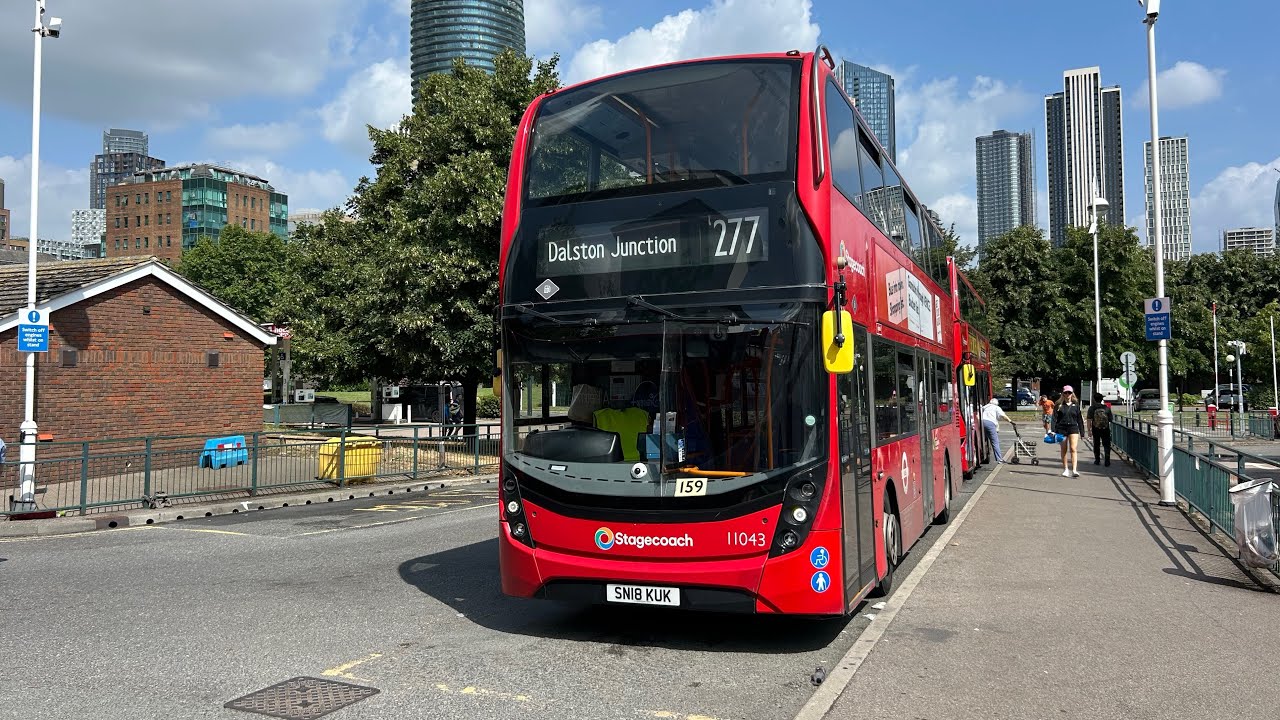 FULL ROUTE VISUAL|Stagecoach London Route 277|Dalston Junction ...