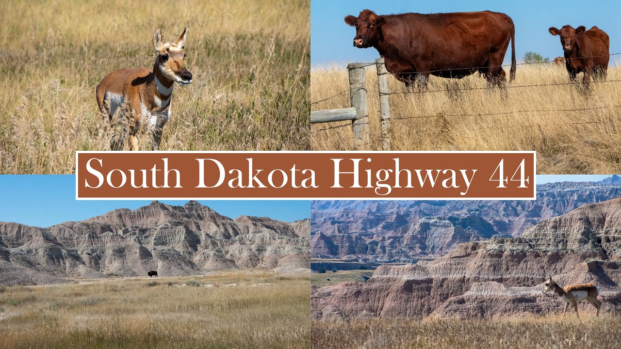 South Dakota Highway 44 ~ Scenic Drive from Scenic to Conata - YouTube