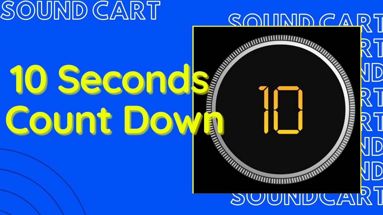 10 Seconds Countdown Timer with Sound effects and Voice HD - YouTube