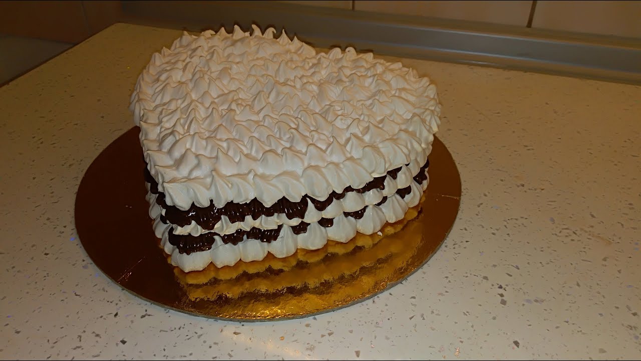 Penová torta - prvý a asi aj posledný pokus - YouTube