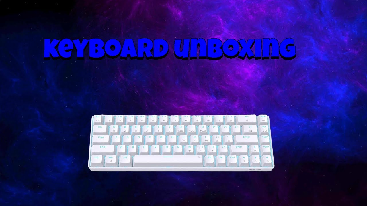 TMKB 60 Percent Keyboard unboxing/review - YouTube