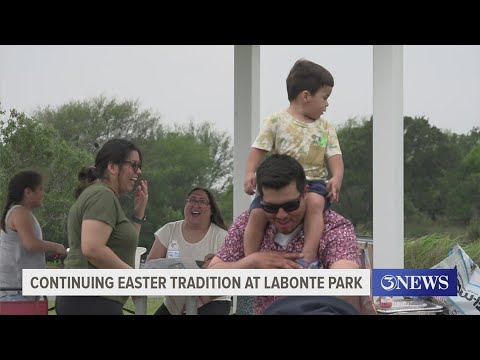 Families enjoy Easter Sunday at Corpus Christi's Labonte Park - YouTube