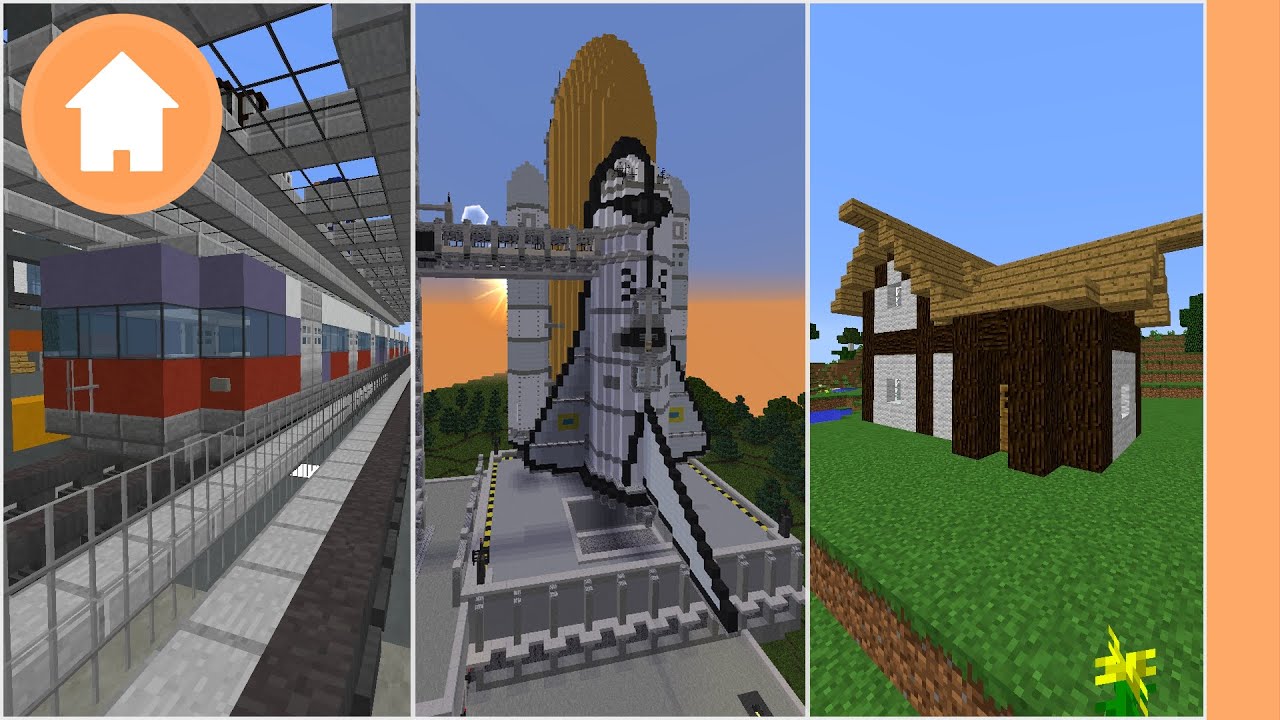 Minecraft: 10 Things to Build (PC/PE/Xbox) - YouTube