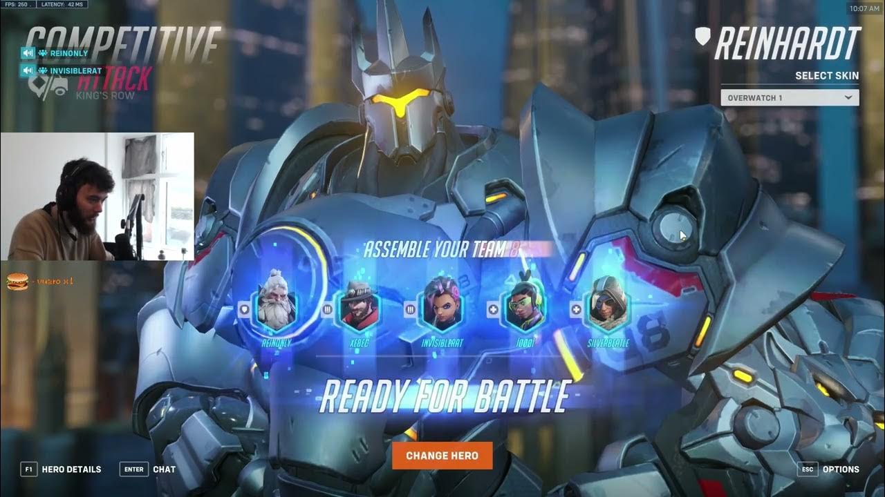 Dafran Unranked To Top 500 Reinhardt Only [overwatch 2 Season 3