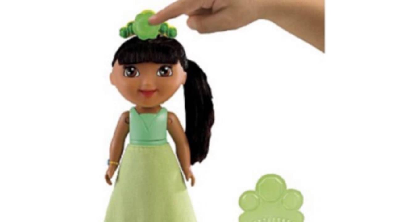 Spin And Sparkle Green Crystal Dora - YouTube