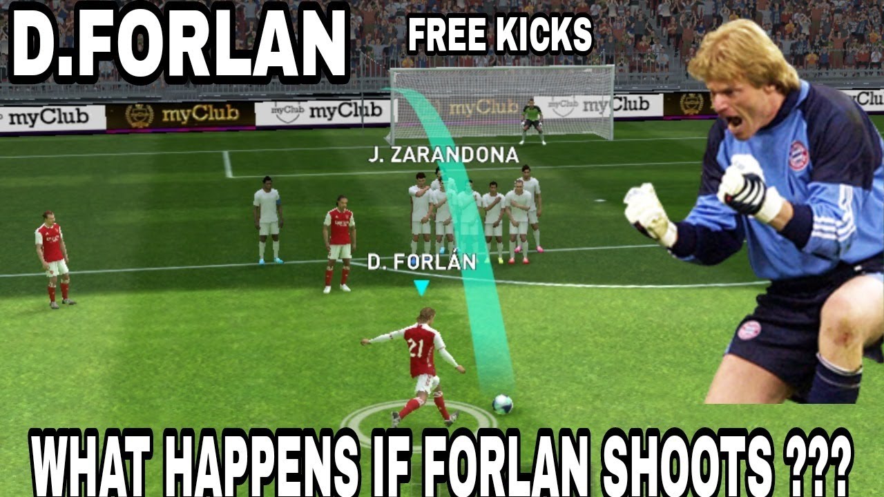 ICONIC.D.FORLAN FREE KICKS / BEST 10 FREE KICKS BY FORLAN - YouTube