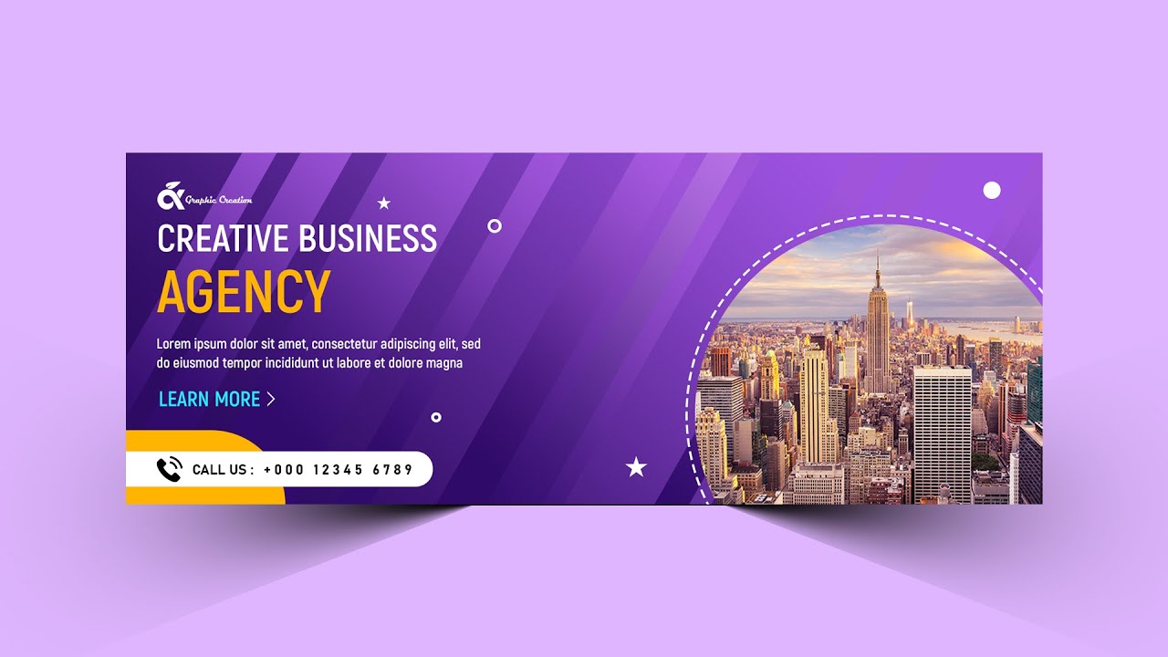 Photoshop Tutorial - Professional Facebook Cover Design 2021 - YouTube