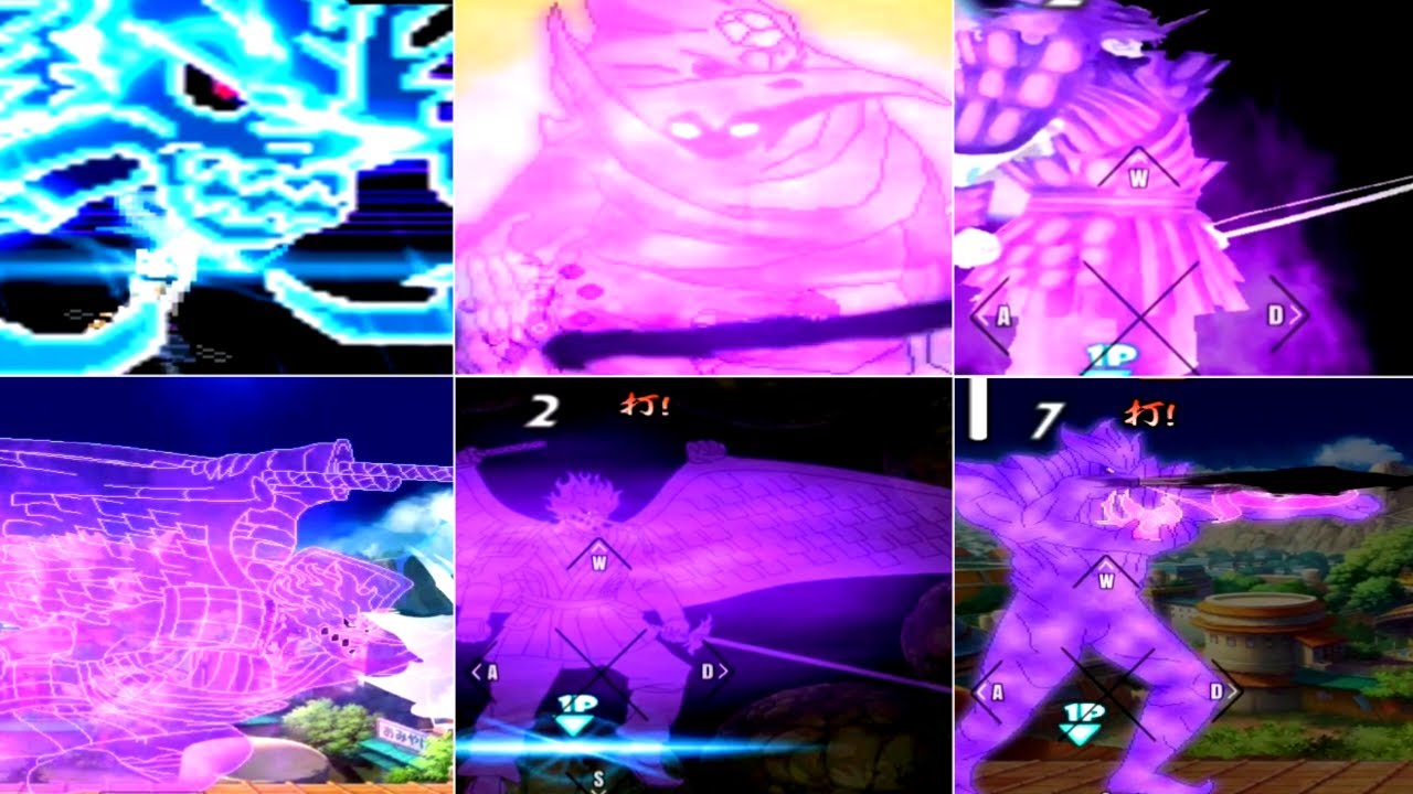 All Sasuke Uchiha Ultimate Jutsu - Naruto Storm Connection MUGEN - YouTube