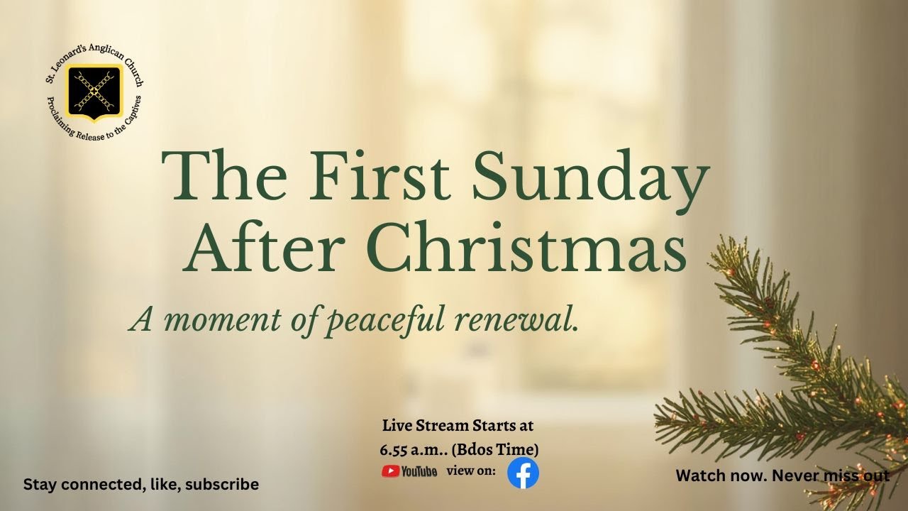 The First Sunday After Christmas - December 28, 2025 - YouTube