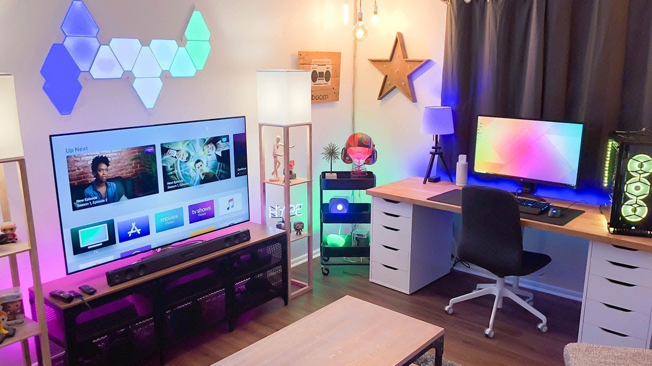 GAMING ROOM TOUR! (and new Minecraft series coming soon) - YouTube