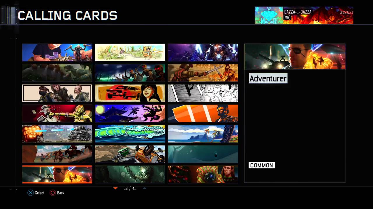 BO3|All Black Market COMMON Calling Cards - YouTube